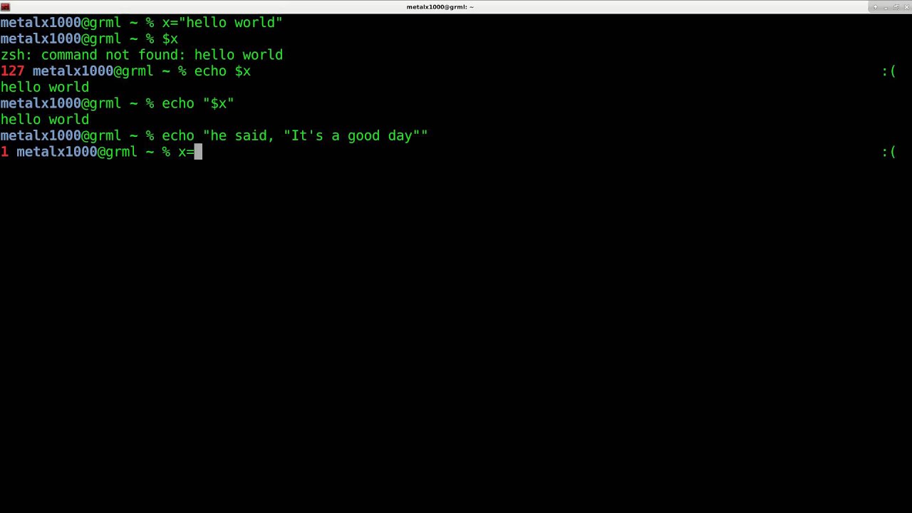 Variables in the Linux Shell Script Tutorial