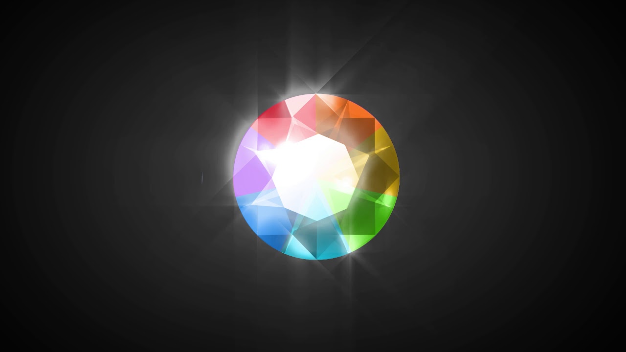 Rainbow Diamond Glowing // Wealth Animations