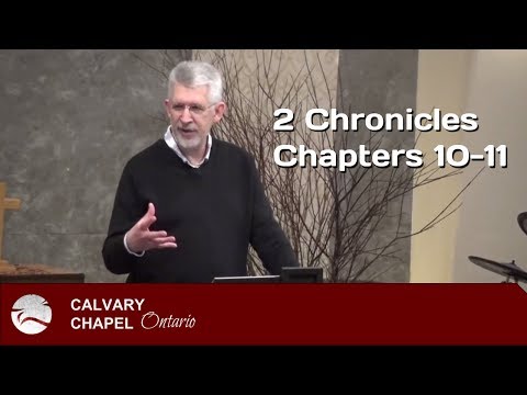 2 Chronicles 10-11 From Wisdom to Foolishness