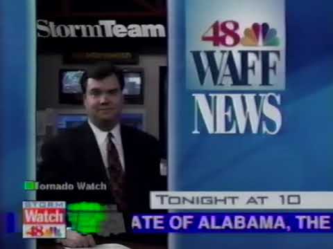 WAFF-48 (1998) Bumper - NBC - Jay Prater
