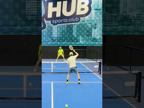 Our longest pickleball rally so far 43 shots - 5am Alameda HUB