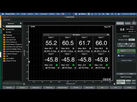 Smaart v9 - SPL 2 - Meter Grid Setup