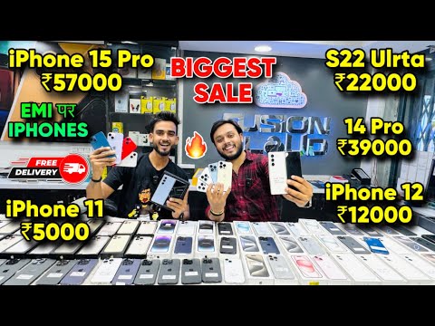 Biggest iPhone Sale Ever 🔥| Cheapest iPhone Market | Second Hand Mobile | iPhone15 Pro iPhone 16