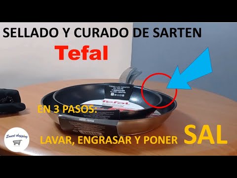Cómo curar sartenes y ollas de tefal, 3 simples pasos!!!
