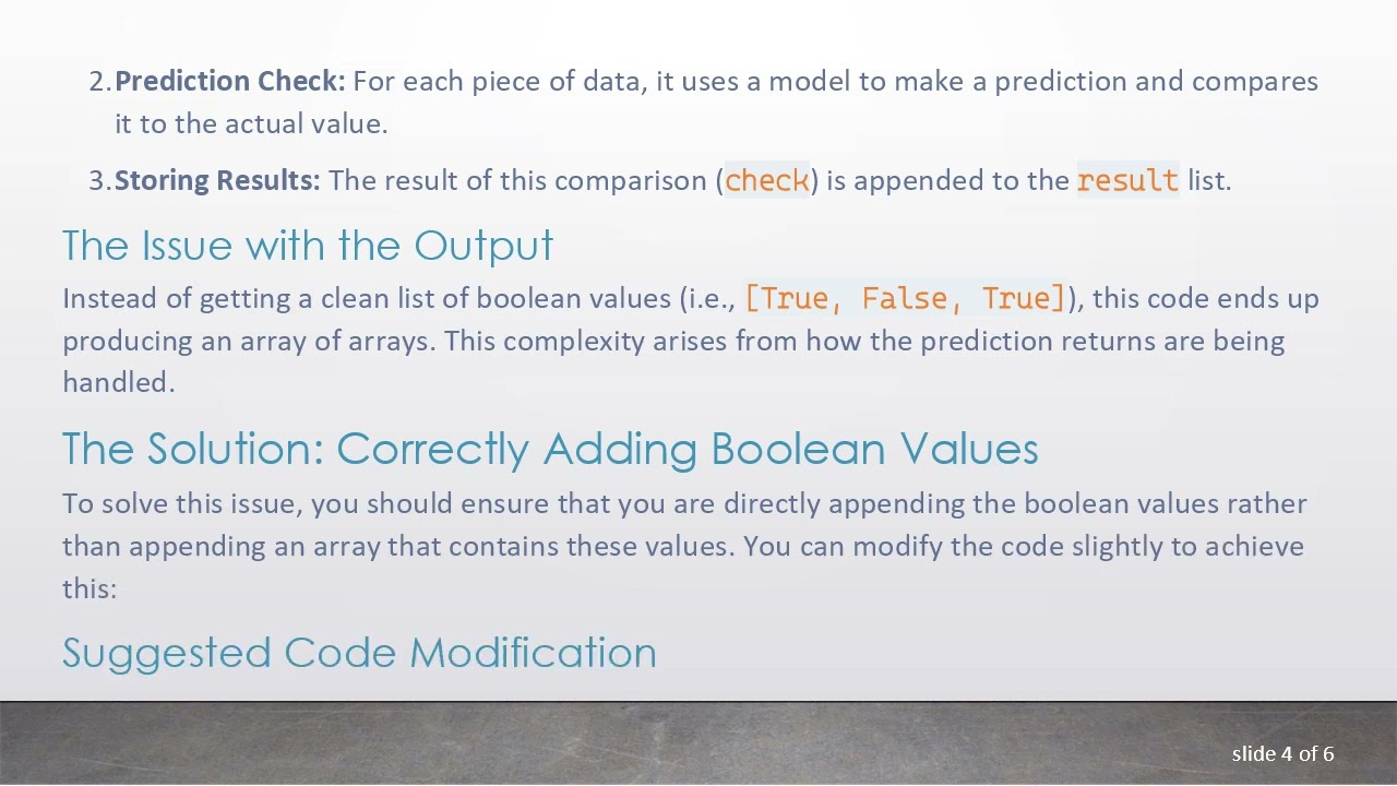 How to Store Boolean Values in a Python Array Correctly