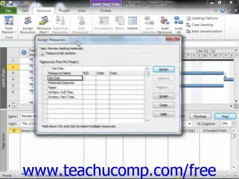 How to Allocate Resources in Microsoft Project | Nelson Biagio Jr