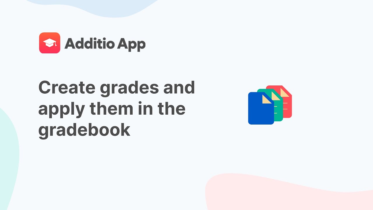 Create and apply grades in the gradebook