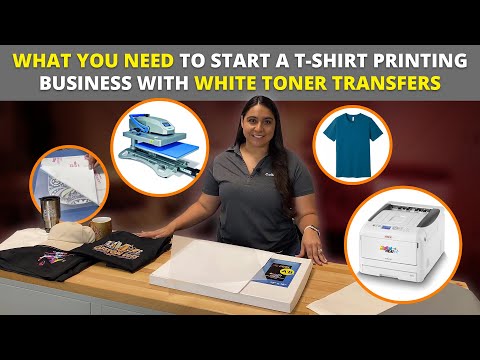 How to Start a Business with White Toner Printers