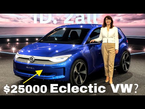 2026 VW ID.2all concept - The Electric Car from Volkswagen Price less than $25,000?