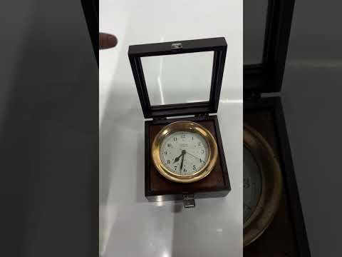 New Year Special Weems & Plath Marine Quartz Chronometer Vintage German Clock #chronometer #clock