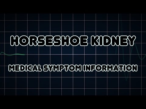Horseshoe kidney (Medical Symptom)