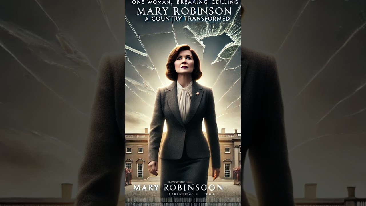 AI generated movie posters of Irish presidents #ireland #womeninleadership #irishpeople