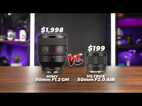 VILTROX 50mm f2 vs Sony 50mm f1.2 GM | Can You Tell The Difference?