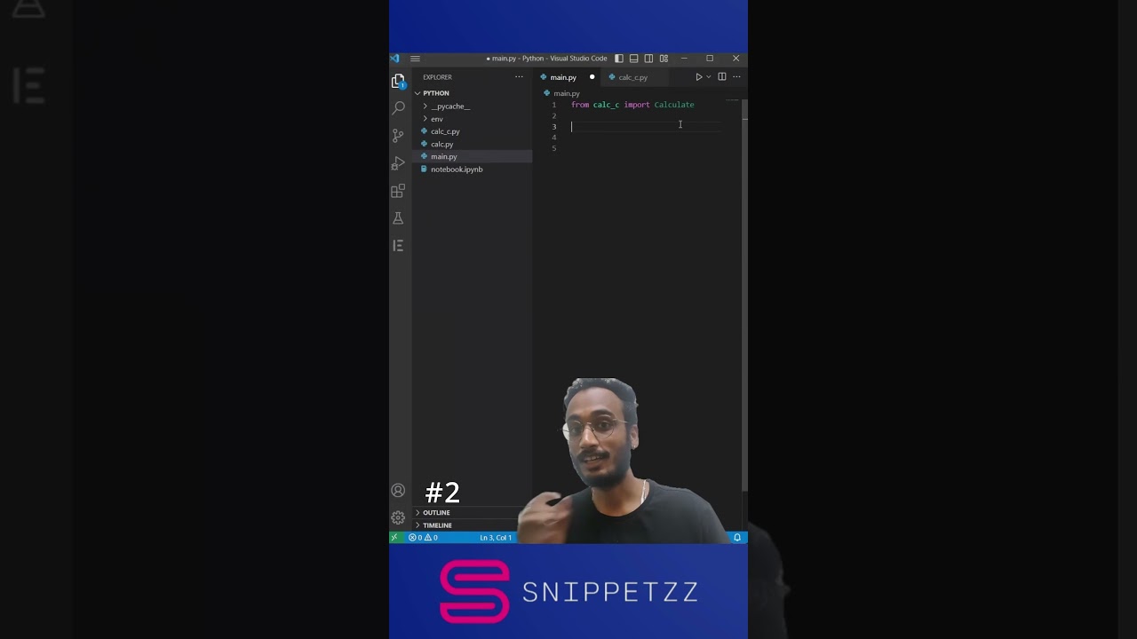 Import python file to use in another python file 🔥 #tutorial