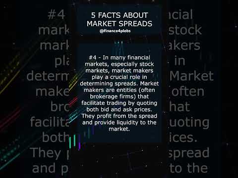 FIVE FACTS ABOUT MARKET SPREADS [D] #traders #bankers #funds #insurance #economy