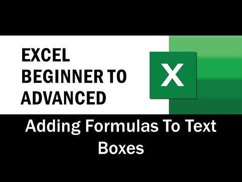 4. Adding Formulas To Text Boxes