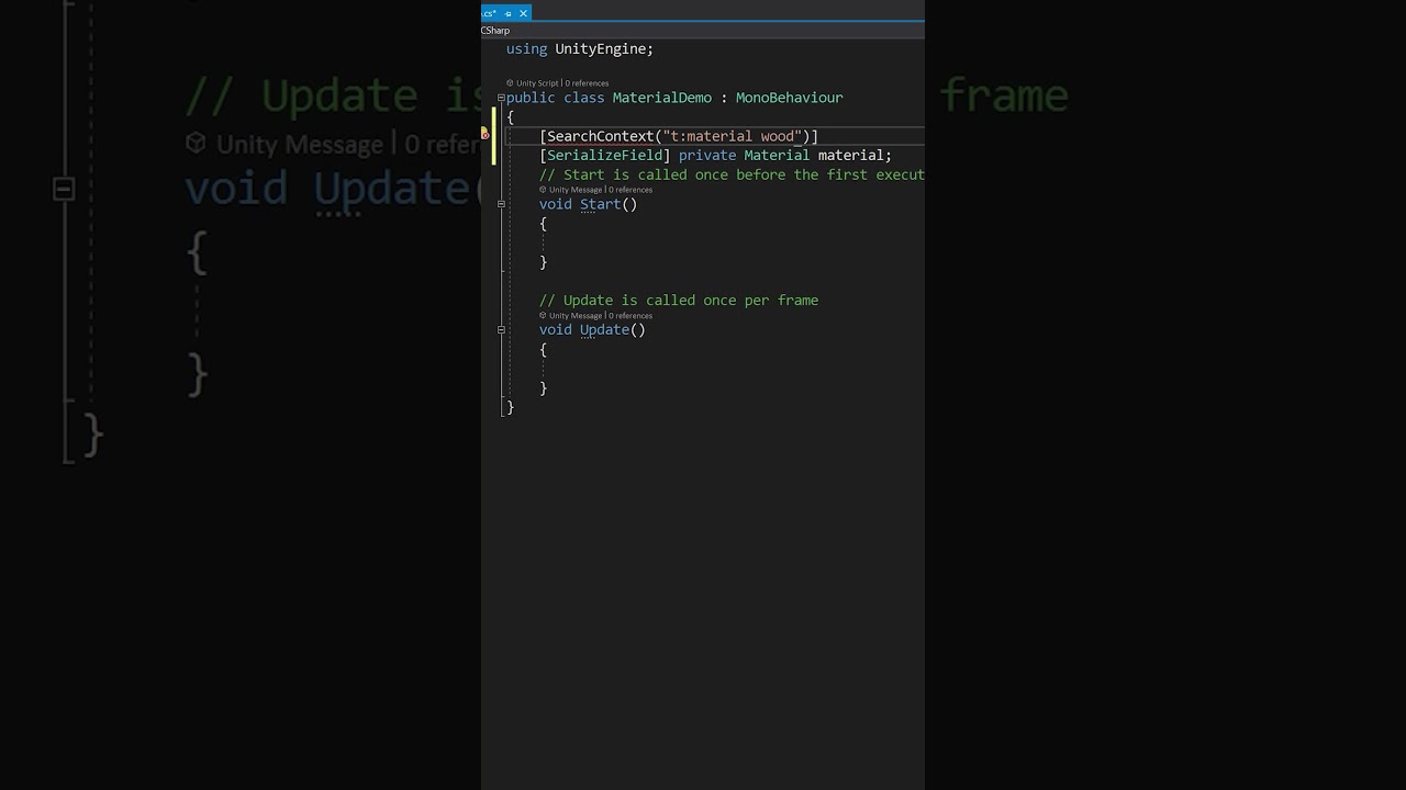 Speed Up Asset Selection with Unity SearchContext