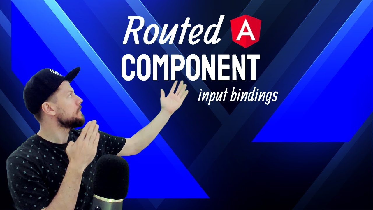 Angular - Routed Component Input bindings