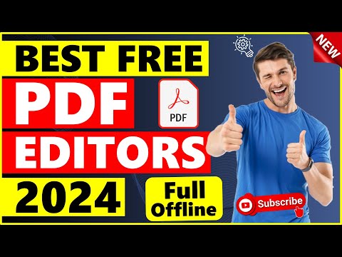 Best Free PDF Editor For Windows 2024 | Full Offline PDF Editing Application With All Editing Tools