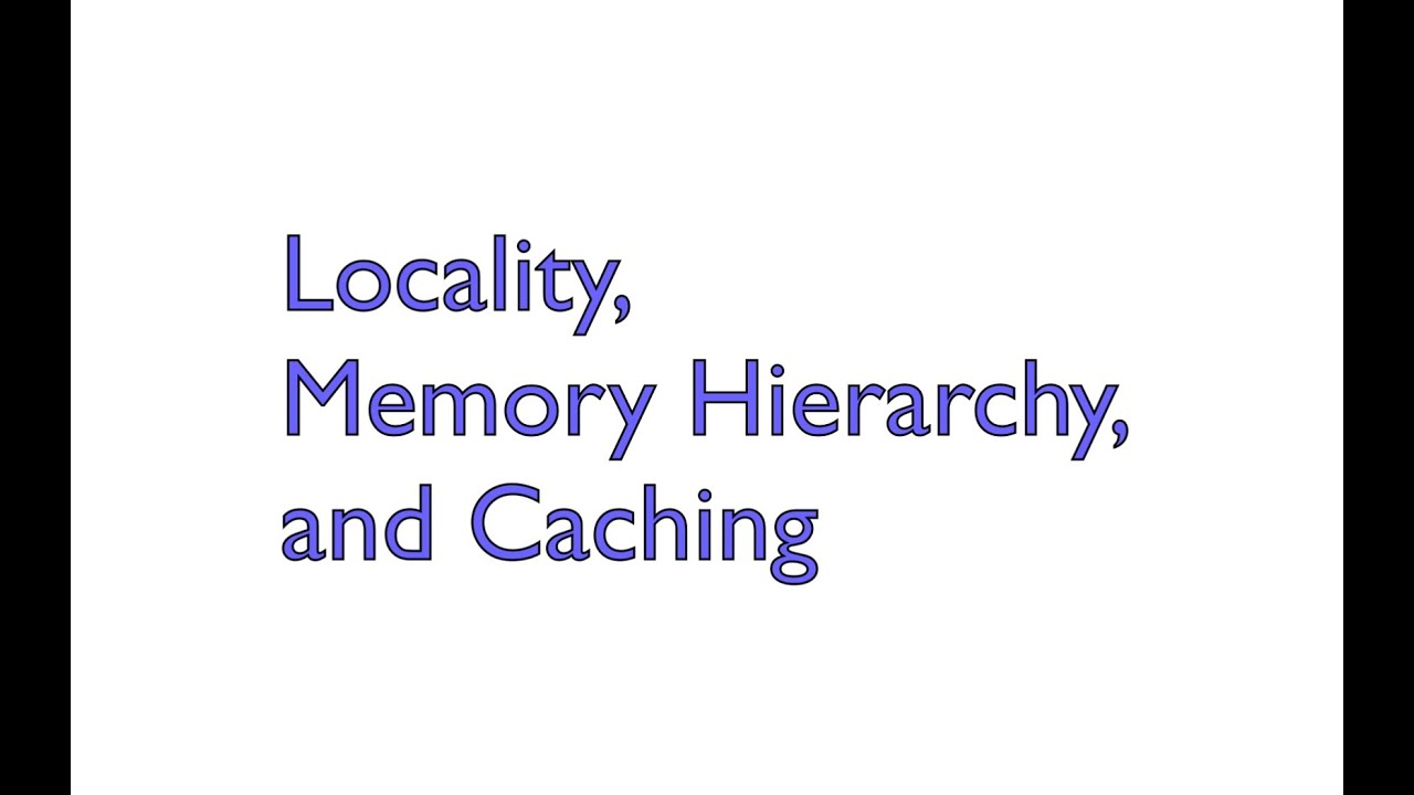 Intro to Cache Memory - Part 1