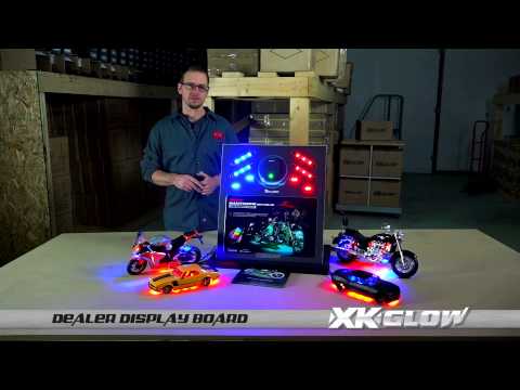 XKGLOW Multi Color WiFi App Control Dealer Display Board