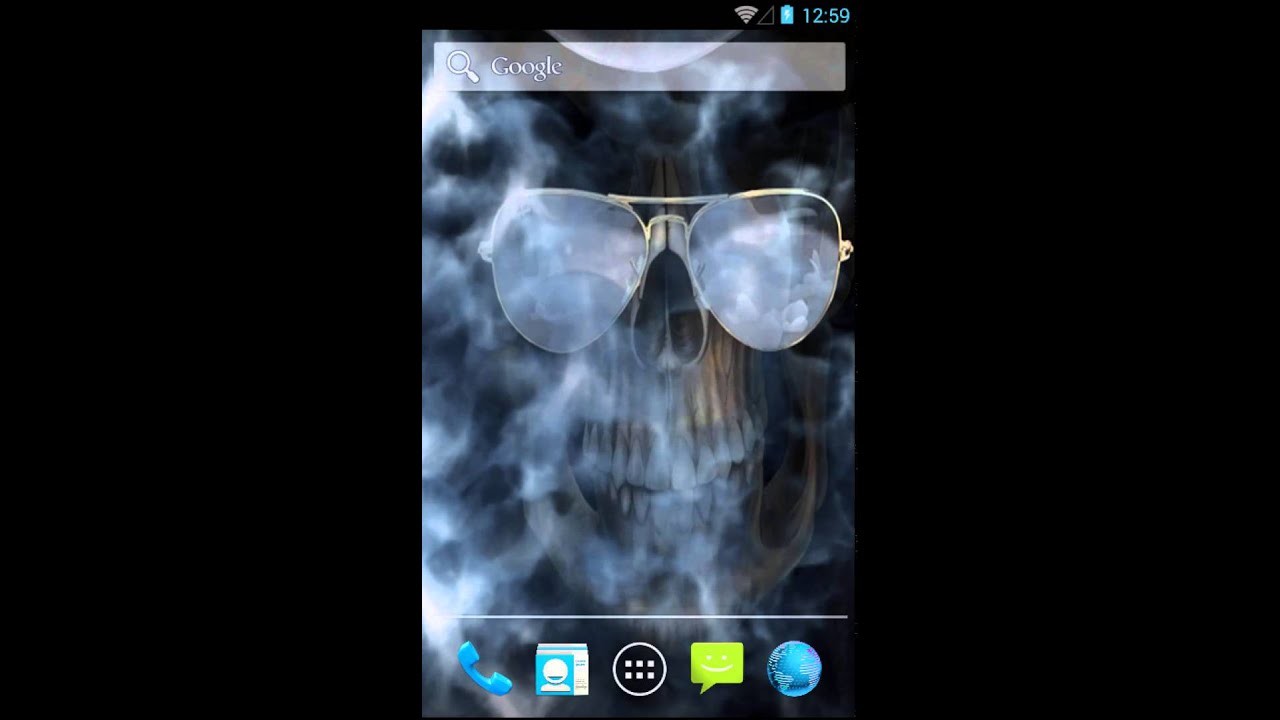 Grim Reaper Smoke Live Wallpaper