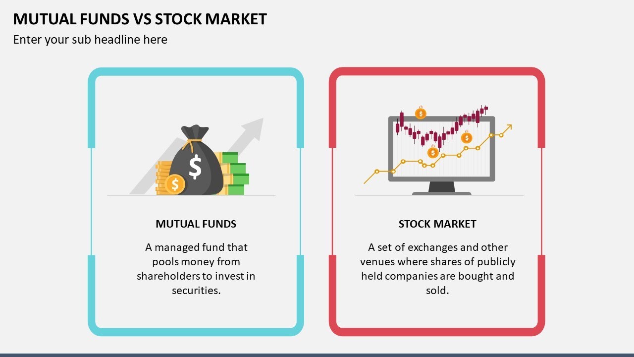 Mutual Funds vs Stock Market Animated PPT Slides
