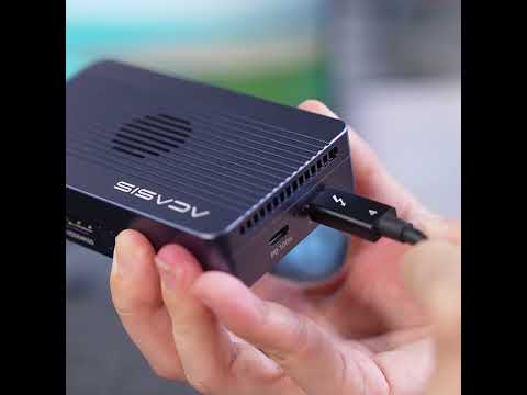 Dual HDMI Display 40Gbps M.2 Nvme SSD Enclosure & Dock with PD 100W Charging #PC #laptop #pd #tech