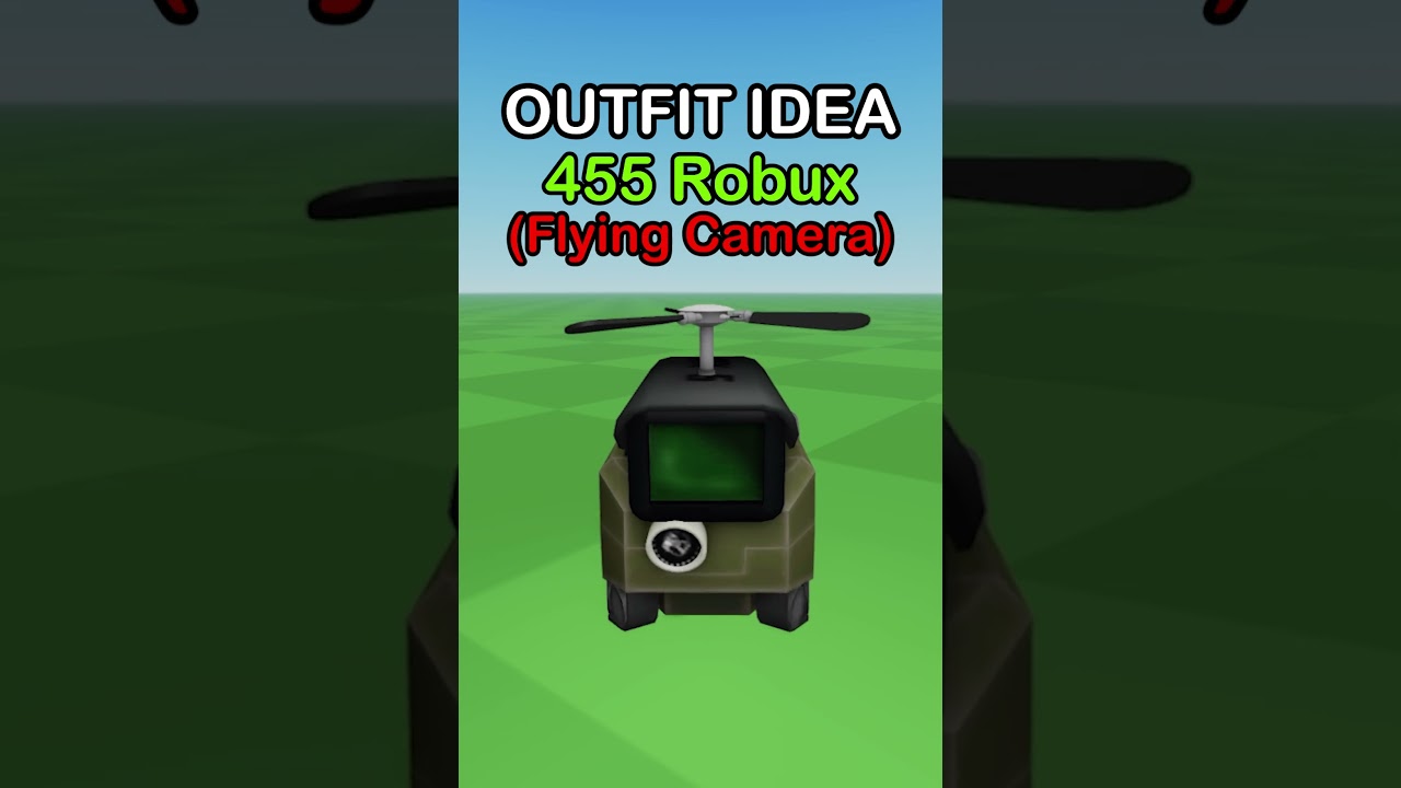 Making Roblox Flying Camera Outfit Idea 📺