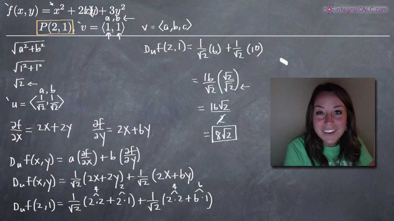 Directional Derivatives (KristaKingMath)