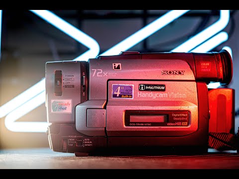 SONY CAMCORDER Hi8 Review - Using a 25 YEAR OLD CAMERA Today!