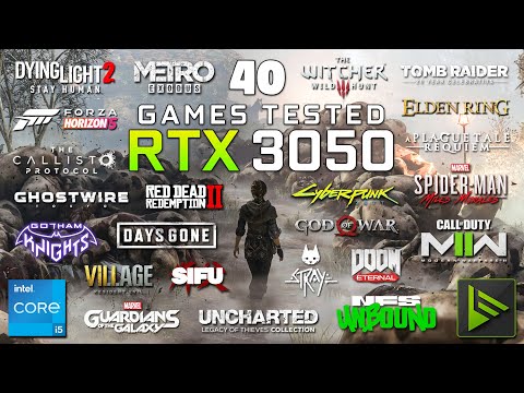 RTX 3050 Test in 40 Games