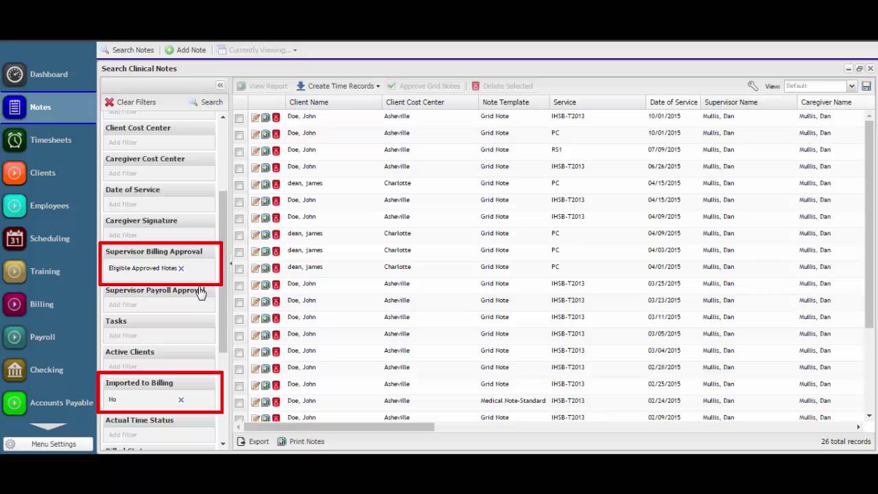 Billing: How to Create Time Records from Notes
