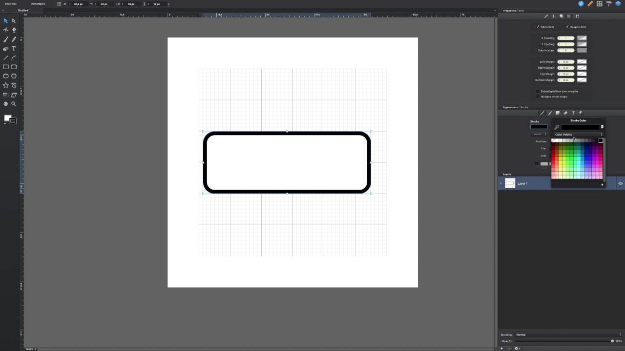 Creating a battery icon in Autodesk Graphic