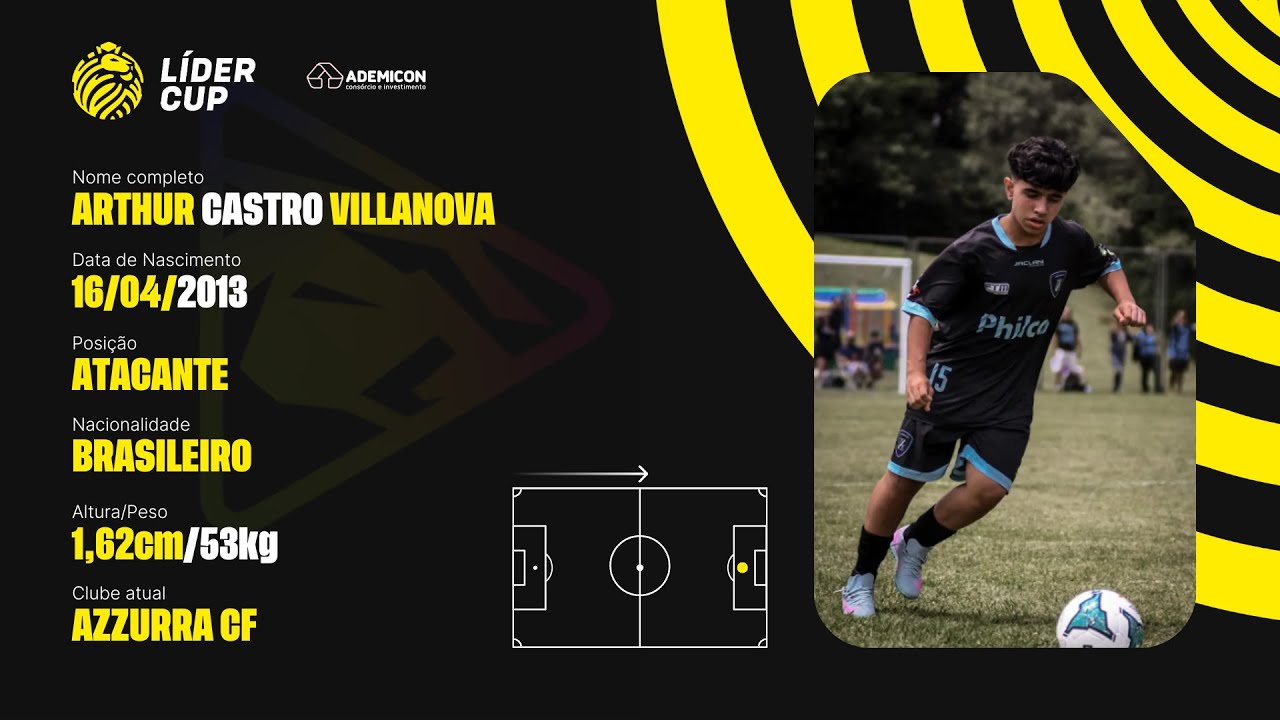 ARTHUR CASTRO VILLANOVA – 2013 – ATACANTE – HIGHLIGHT TDF