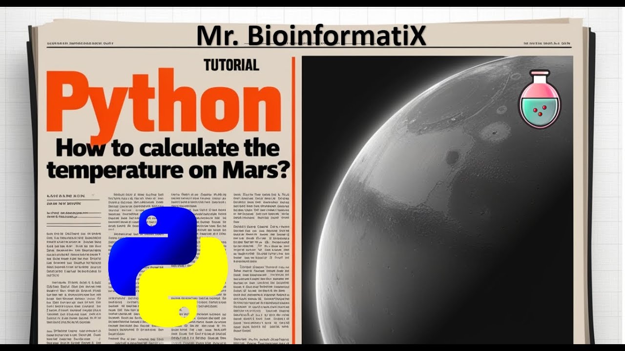 PYTHON TUTORIAL: HOW TO CALCULATE TEMPERATURE ON MARS? | Python for Beginners