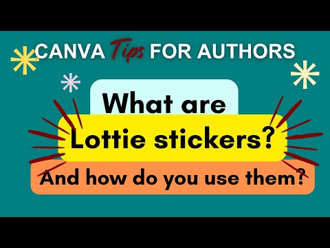 How to use Lottie Stickers in Canva – Jeevani Charika and Rhoda Baxter