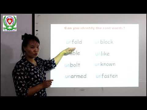 Concept of Prefix 'un' || Angels' Heart National School