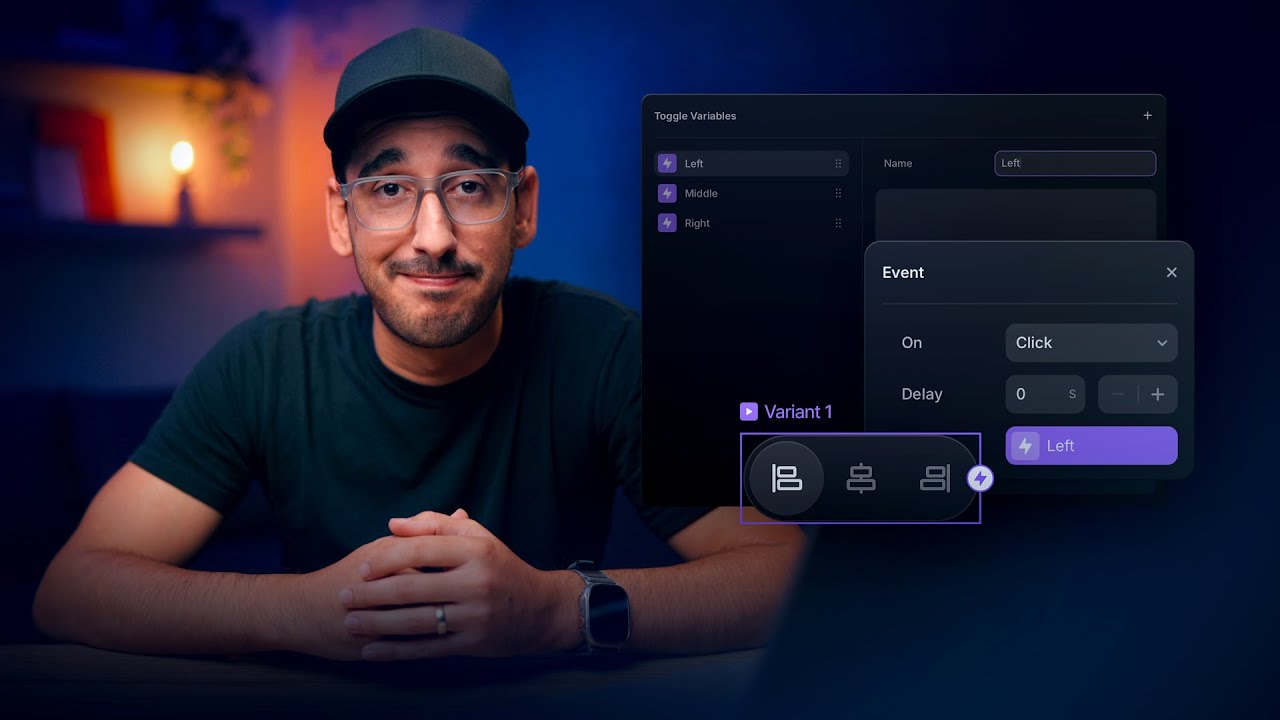 Using Events for nested interactions in Framer (Animation Lesson 13)