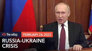Russia invades Ukraine in Europe's 'darkest hours' since World War II