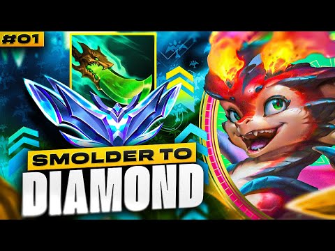 Smolder Unranked to Diamond #1 - Smolder ADC Gameplay Guide | Best Smolder Build & Runes