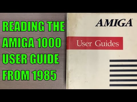 Reading the Whole Amiga 1000 User Guide Part 1