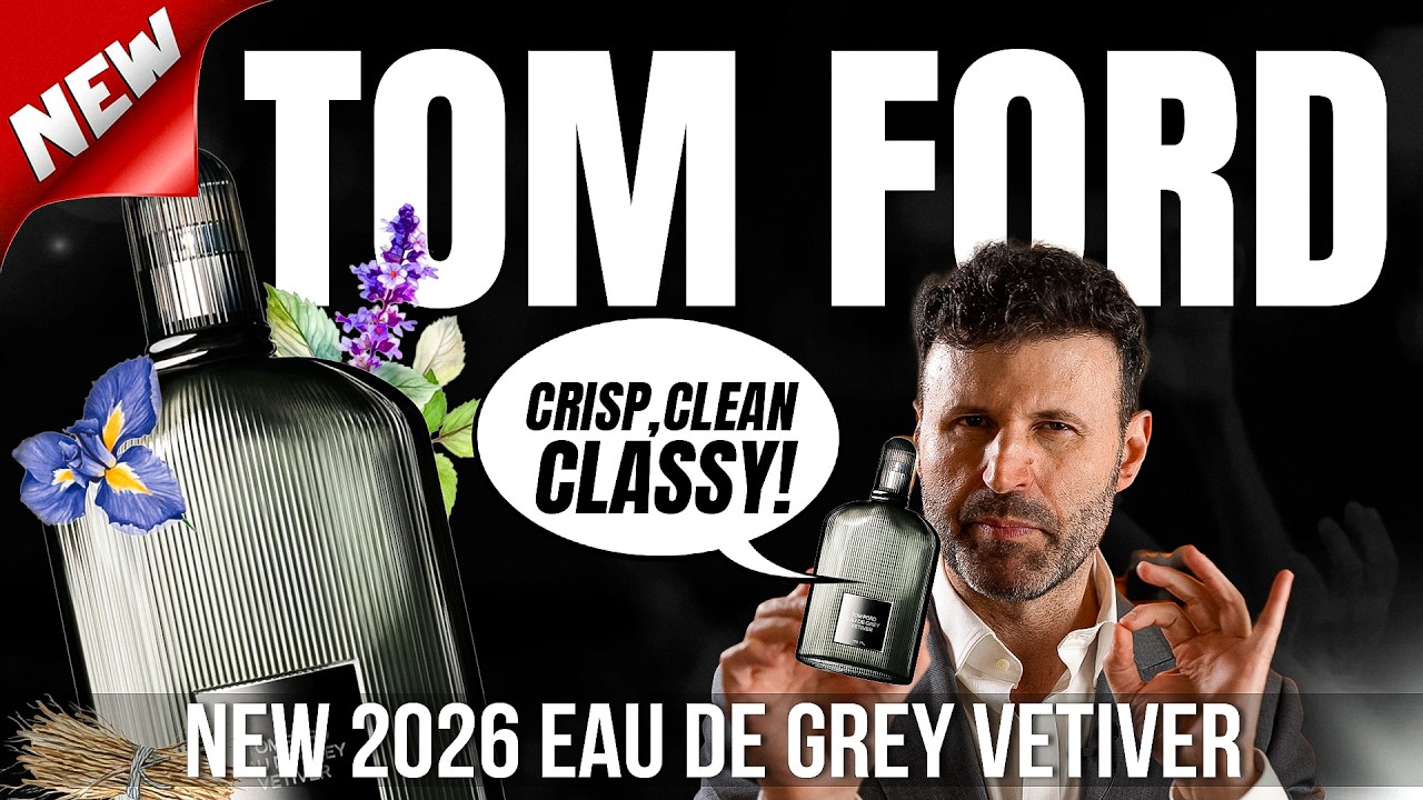 NEW Tom Ford Eau de Grey Vetiver 2026 🌾🌿🪵🍋 (Next Level Good?!) Year's Best Release??? 🤔