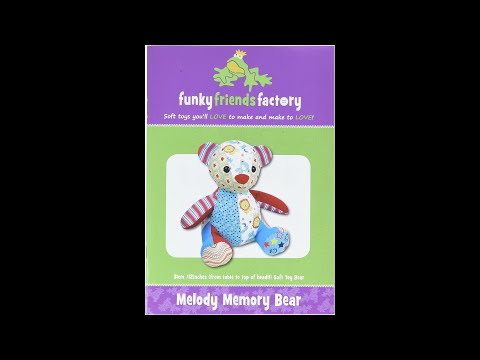 Melody Memory Bear Sewing Pattern: 12" Plush Toy