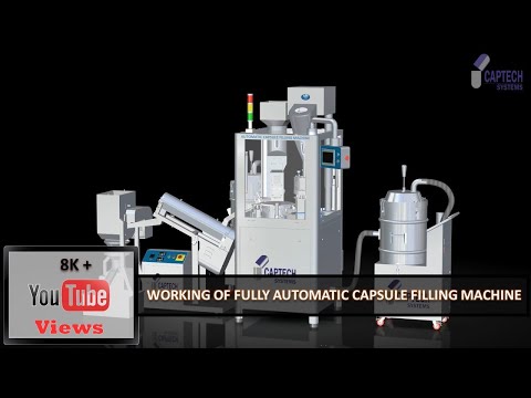 Capsule Filling Machine Fully Automatic | Capsule Filling Process | Working Animation Project