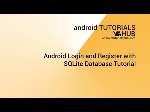 android login and register with sqlite database tutorial Watch HD Mp4 ...