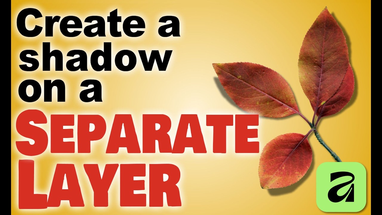 Create a Drop Shadow on a Separate Layer in Affinity