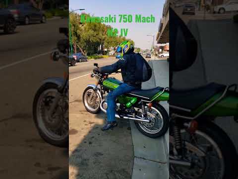 Kawasaki 750 Mach H2 IV | 3 Cylinder 2 Stroke #kawasaki #shorts #motorcycle