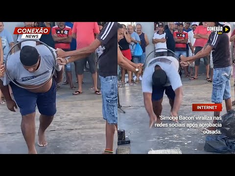 Vídeo: "Simone Bacon" viraliza nas redes sociais após acrobacia ousada ...