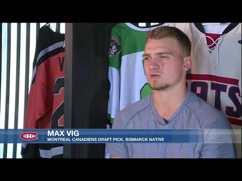 Bismarck’s Maxon Vig selected by Montreal Canadiens in NHL Draft